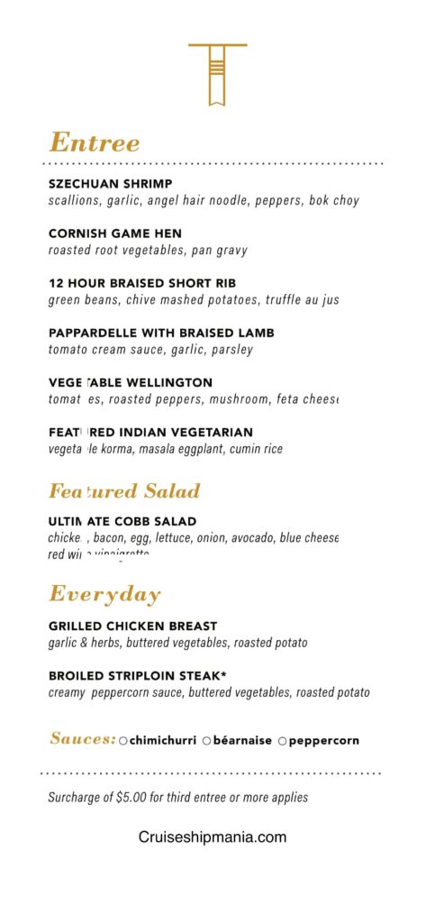 Carnival Dining Room Menu 2024 – Cruise Ship Mania