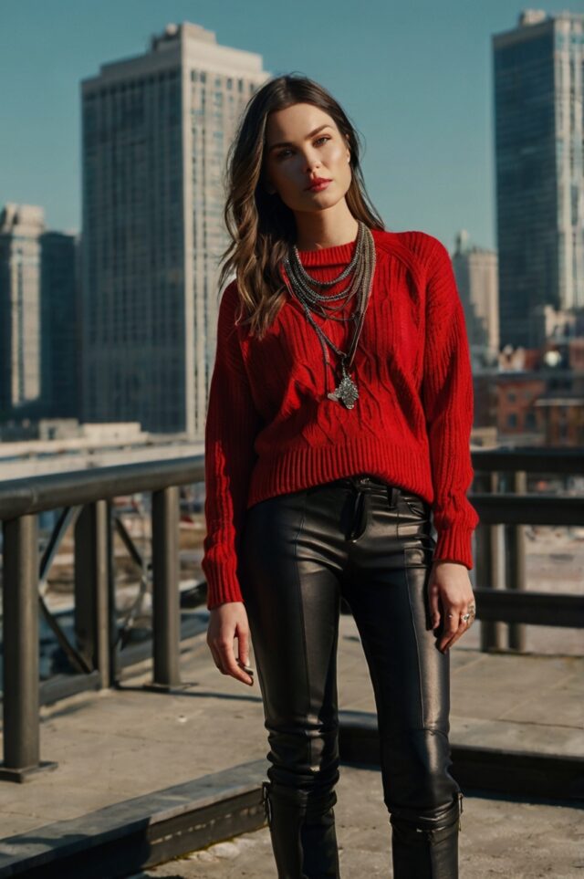 15 Red Sweater Outfit Ideas to Stand Out This Season – Cruise Ship Mania