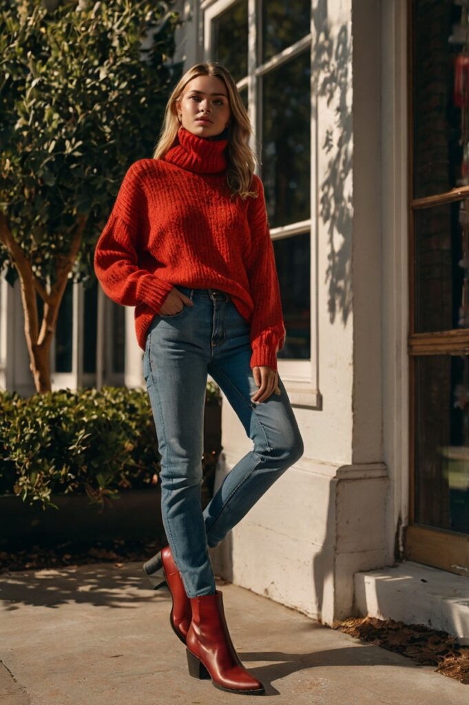 15 Red Sweater Outfit Ideas to Stand Out This Season – Cruise Ship Mania