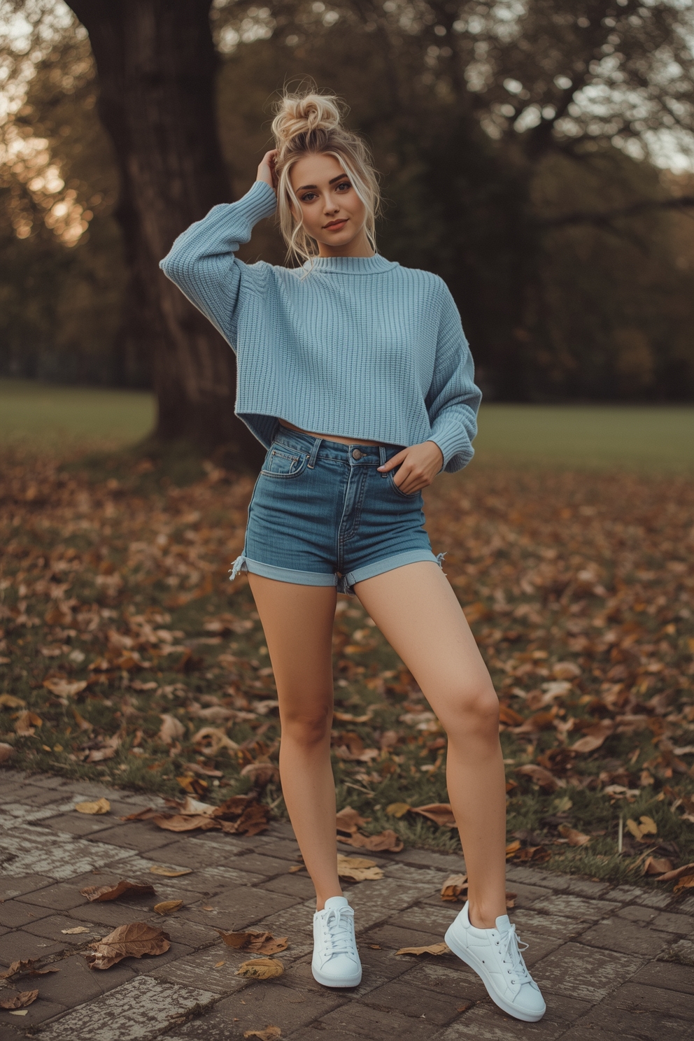 15 Cute Blue Sweater Outfit – Cruise Ship Mania