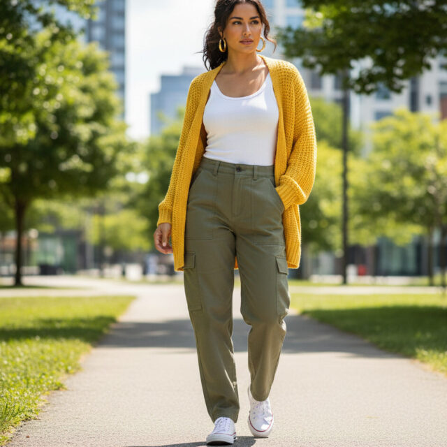 15 Yellow Cardigan Outfit Ideas to Brighten Every Season – Cruise Ship ...