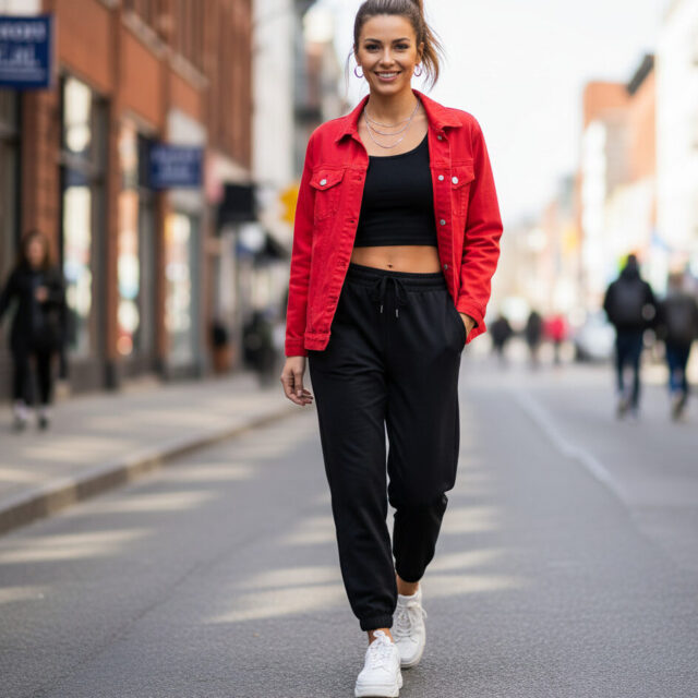 15 Red Leather Jacket Outfit Ideas to Spark Bold, Confident Style ...