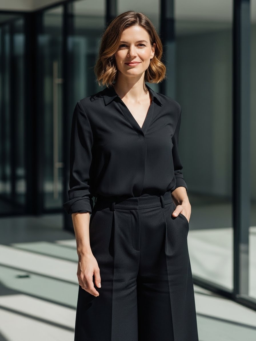 15 Gorgeous All Black Outfits for Work – Cruise Ship Mania
